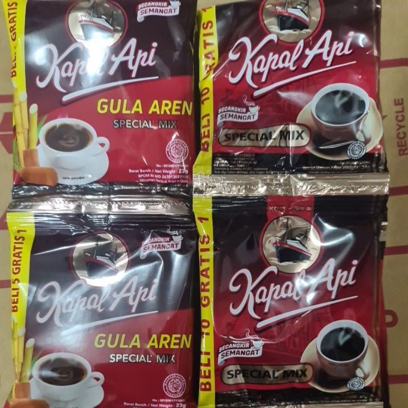 Jual KOPI KAPAL API SPECIAL MIX 10SACHET/ KOPI KAPAL API 24 GRAM ...