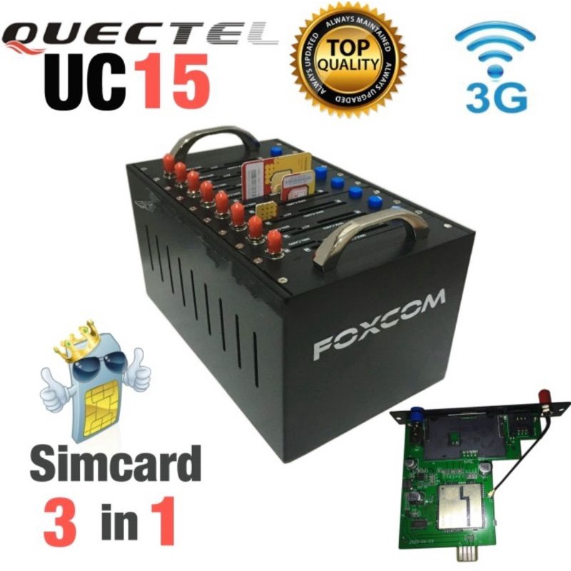 Jual Modem Pool FOXCOM 8 Port USB 3G UC15 | Shopee Indonesia