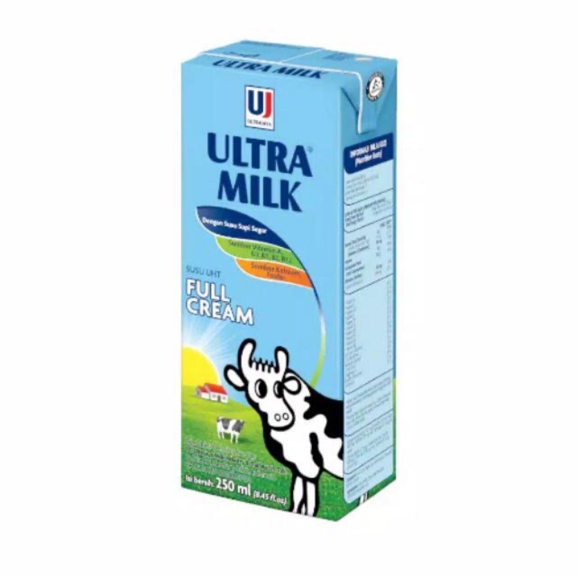 Jual SUSU UHT ULTRA MILK FULL CREAM 200ml | Shopee Indonesia
