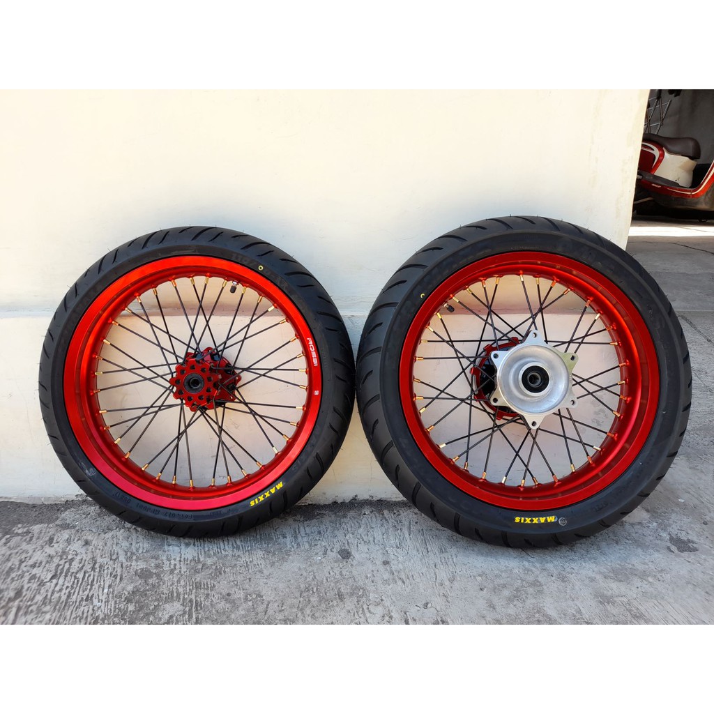 Jual RODA SET SUPERMOTO HONDA CRF 150 L BAN SUPERMOTO HONDA CRF 150 BAN ...