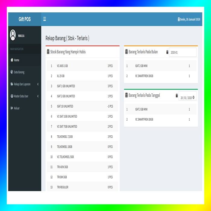 Jual Aplikasi POS Penjualan Konter dengan Codeigniter | Shopee Indonesia