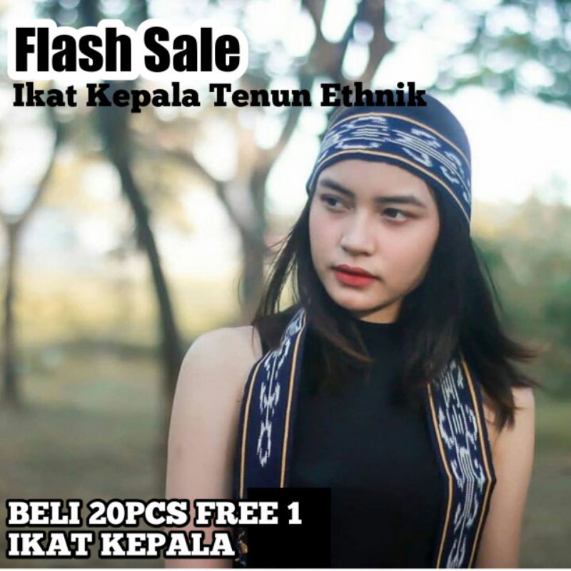 Jual Ikat Kepala Tenun Etnik Motif Dayak Kalimantan Toraja Bali Sumba ...