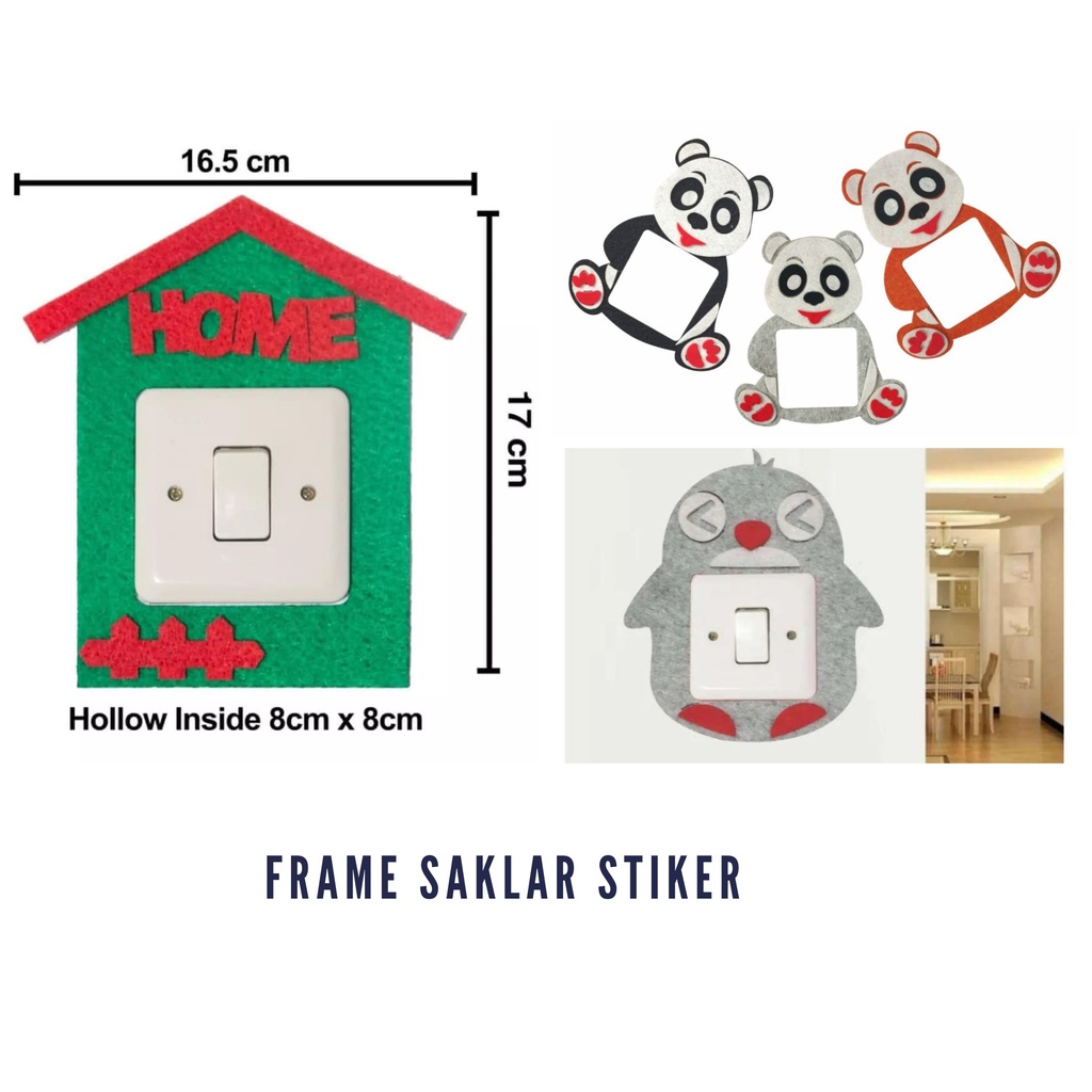 Jual FRAME SAKLAR STIKER - STIKER COLOKAN TEMBOK - WALLPAPER DINDING ...