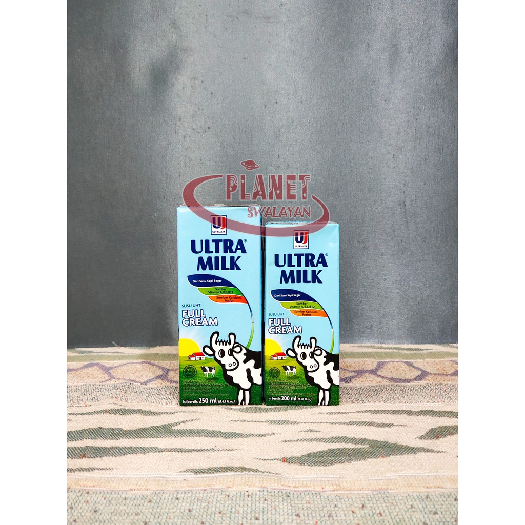 Jual ULTRA MILK FULL CREAM 250 ML / 200 ML | Shopee Indonesia