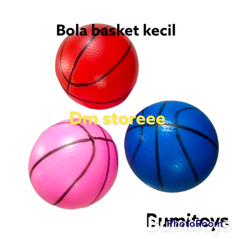 Jual mainan bola basket karet / mainan anak murah / bola karet pompa ...