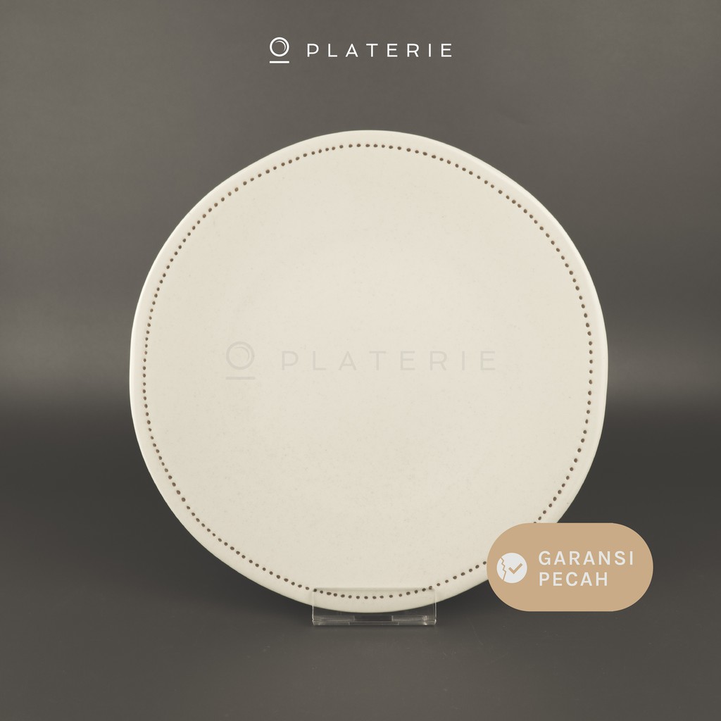 Jual PLATERIE Piring Keramik Dinner Plate 10.5In Palma | Shopee Indonesia