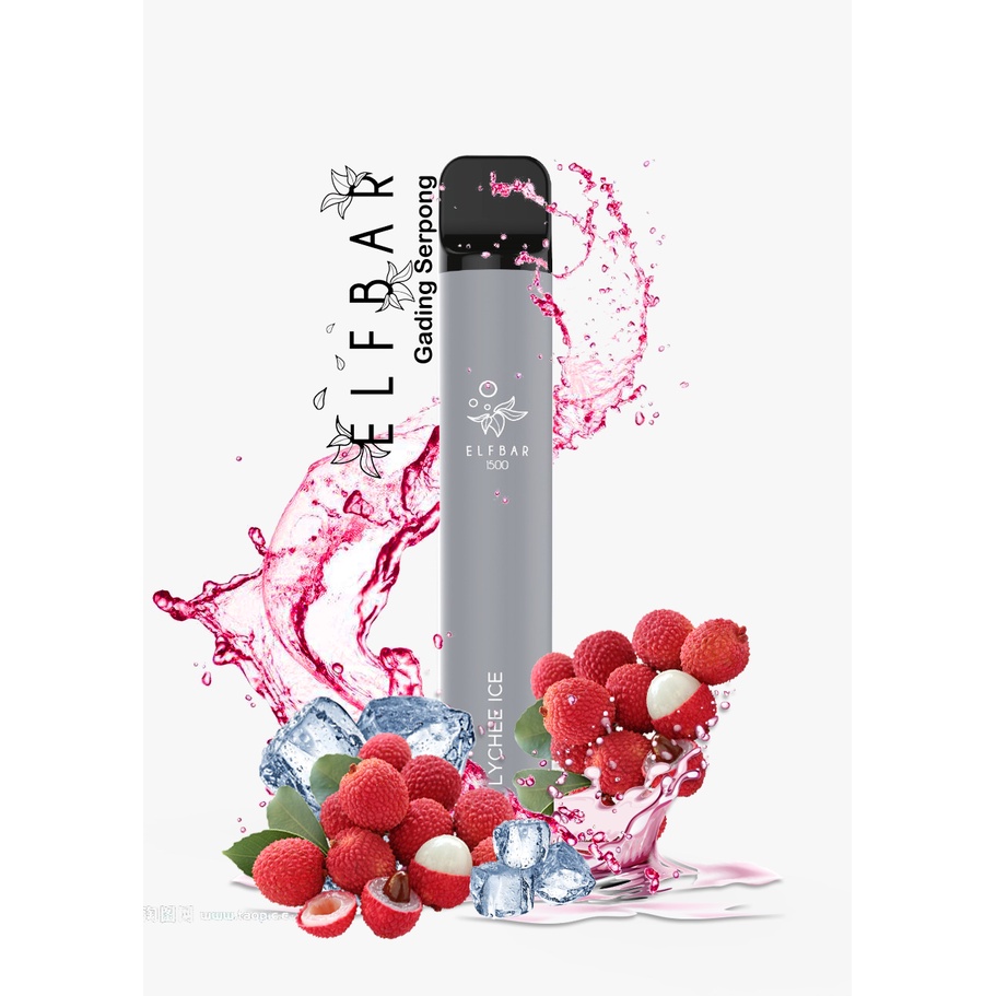 Jual ElfBar 1500DisposiblePod Lychee flavor | Shopee Indonesia