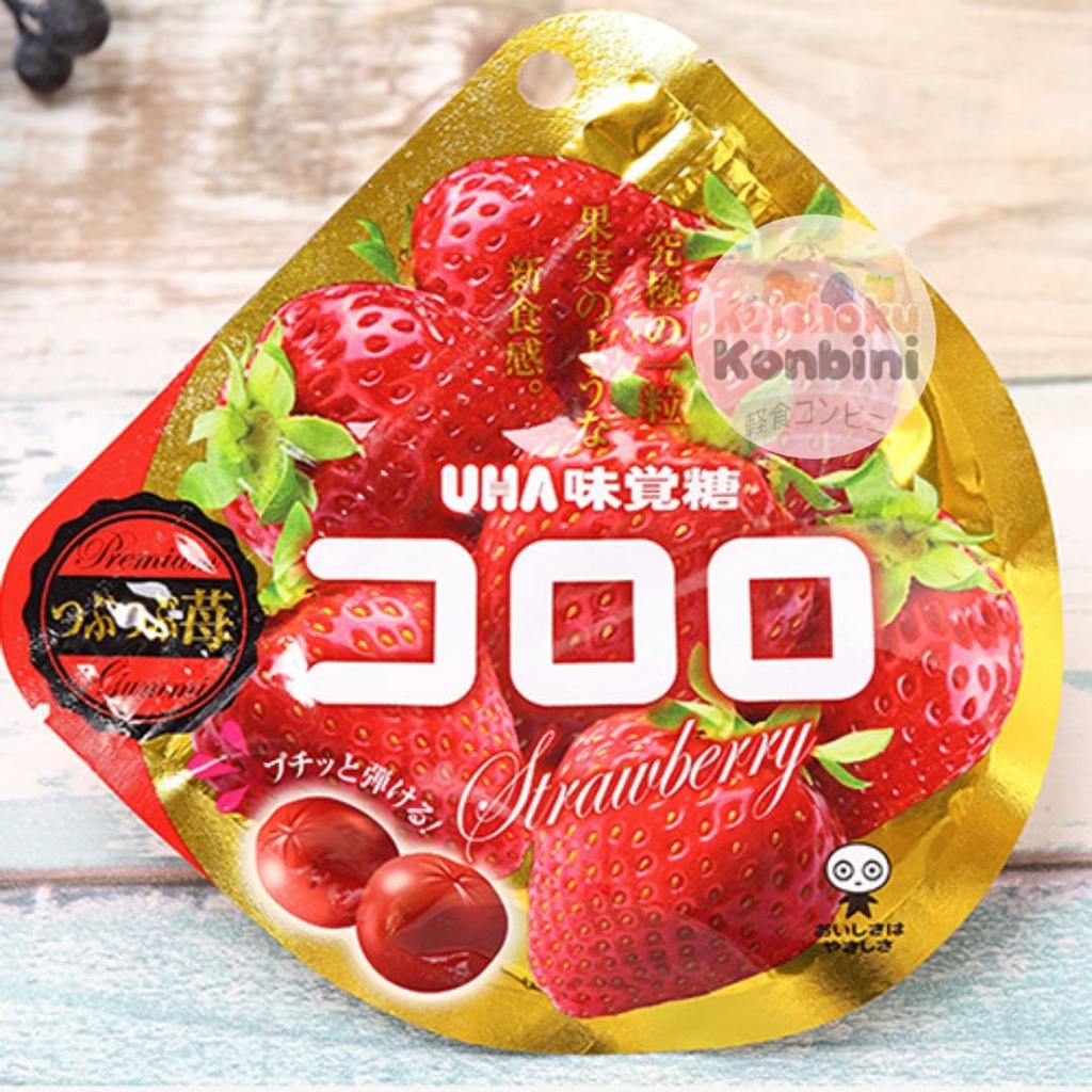 Jual UHA Kororo Strawberry / jelly jepang / jelly candy / gummy candy ...