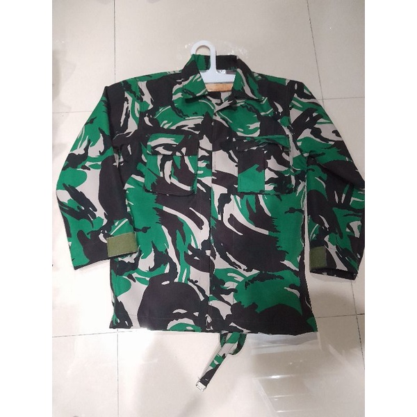 Jual Baju PDL TNI Malvinas Bahan Velbed premium/Baju PDL TNI AD,AU,AL | Shopee Indonesia
