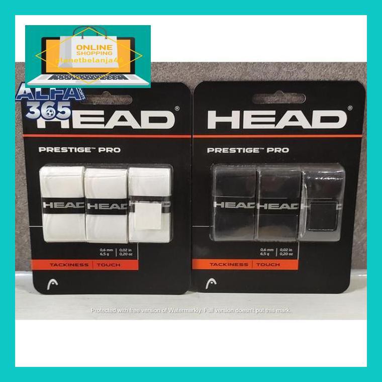 Jual Ten704E Grip Tenis Head Prestige Pro Overgrip 3 In 1 Een54S ...