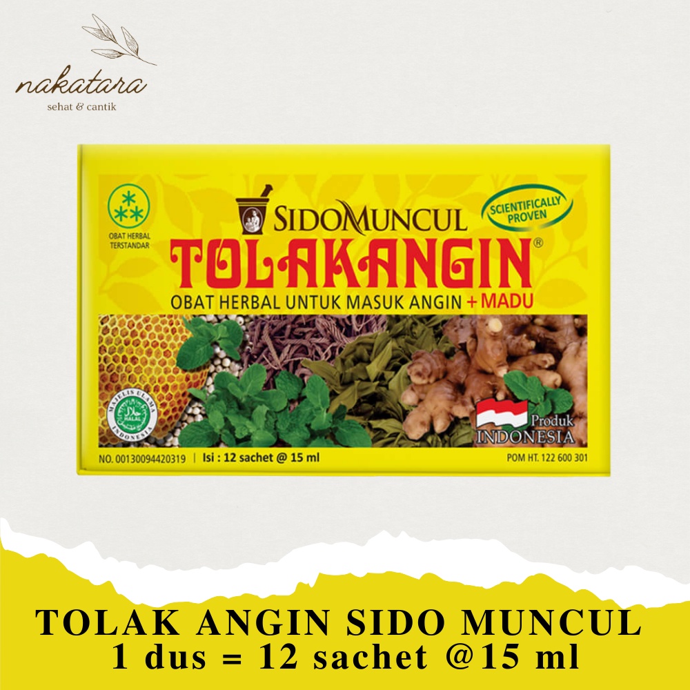 Jual Tolak Angin Cair Sido Muncul isi 12 Sachet | Shopee Indonesia