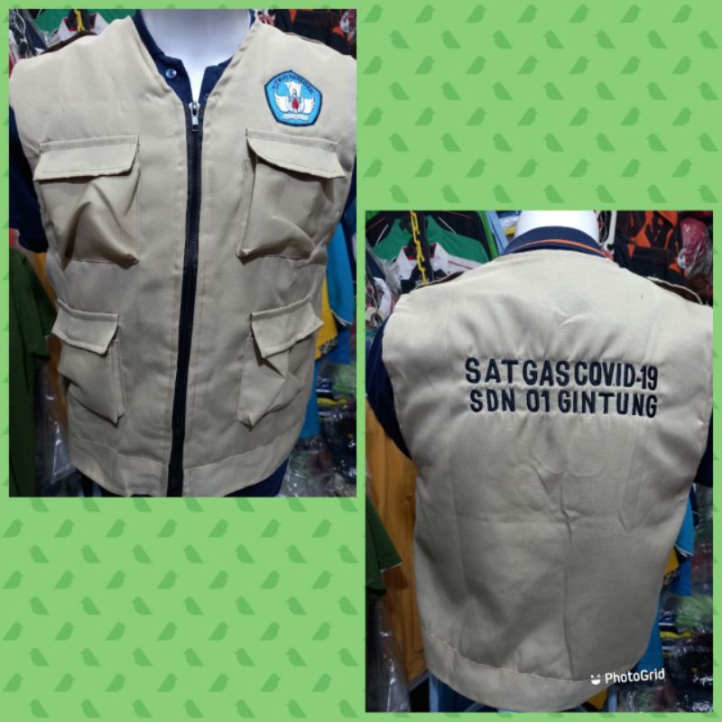 Jual rompi satgas covid sekolah SD SMP smk | Shopee Indonesia