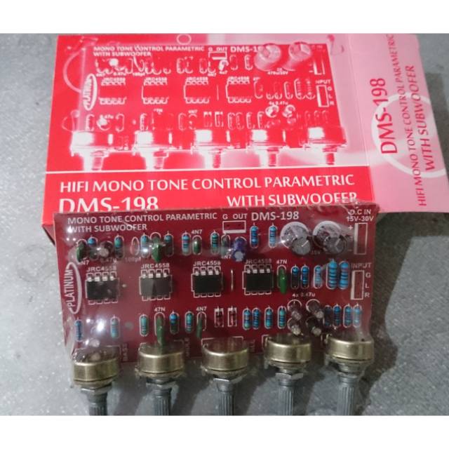 Jual DMS-198 HIFI MONO TONE CONTROL PARAMETRIC | Shopee Indonesia