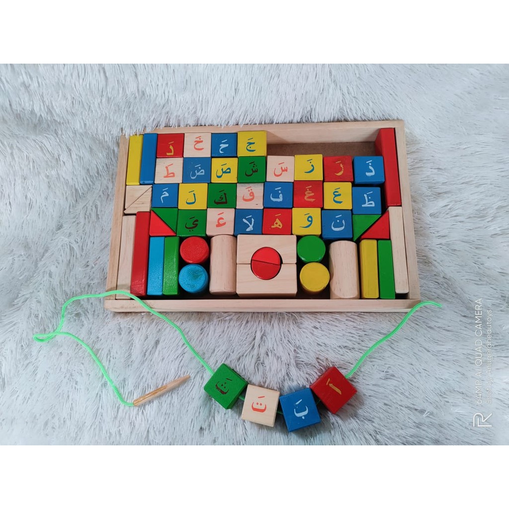 Jual Mainan Meronce Balok Huruf | Shopee Indonesia