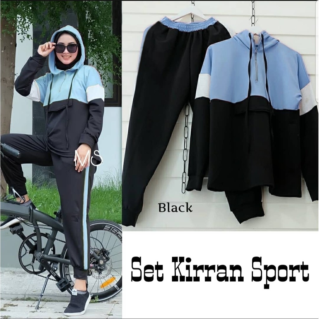 Jual PCS SET KIRRAN SPORT 3 UKURAN L XL XXL MS PAKAIAN WANITA SETELAN ...