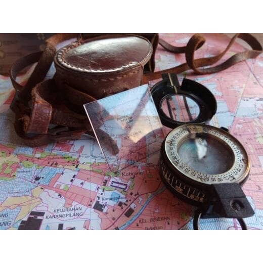 Jual Protaktor Protractor Protektor Geografis Peta Rbi Bakosurtanal ...