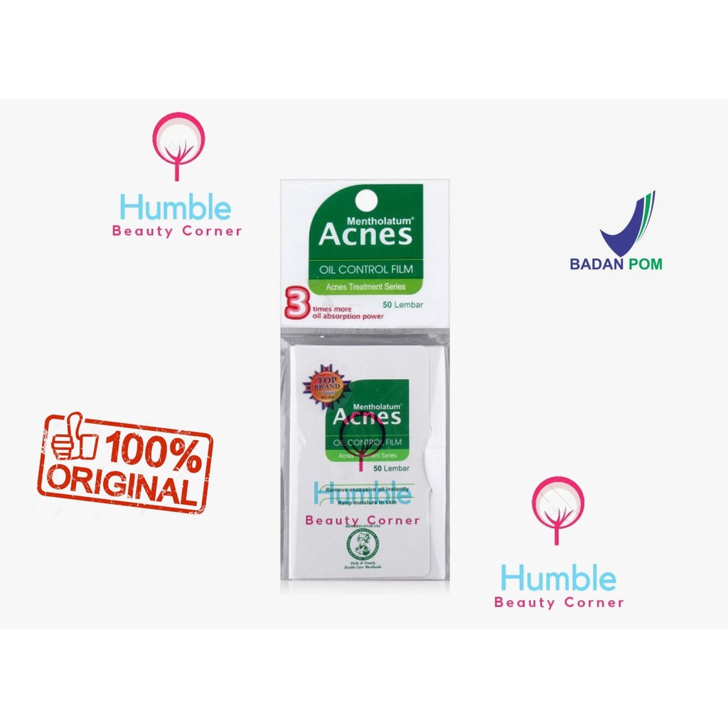 Jual Acnes Oil Control Film 50 Sheets Lembar kertas minyak (Acnes ...