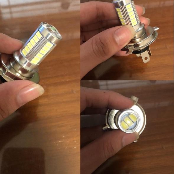 Jual ¯ IFL Bohlam led lampu depan motor H4 vixion 33 mata super terang ...