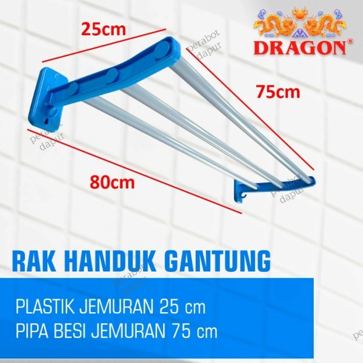 Jual JEMURAN DINDING DRAGON / RAK HANDUK GANTUNG | Shopee Indonesia