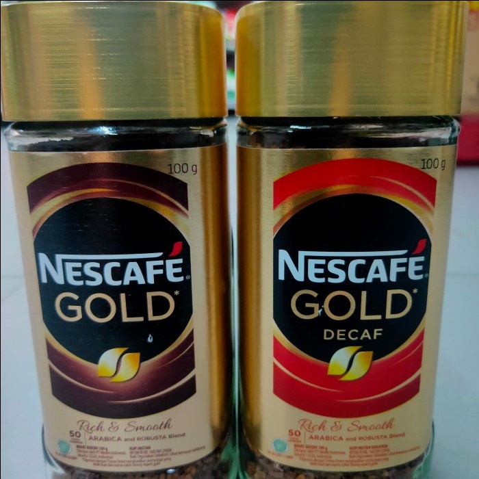 Jual Nescafe GOLD Rich & Smooth/ Nescafe Gold Decaf Rich & Smooth 100 ...