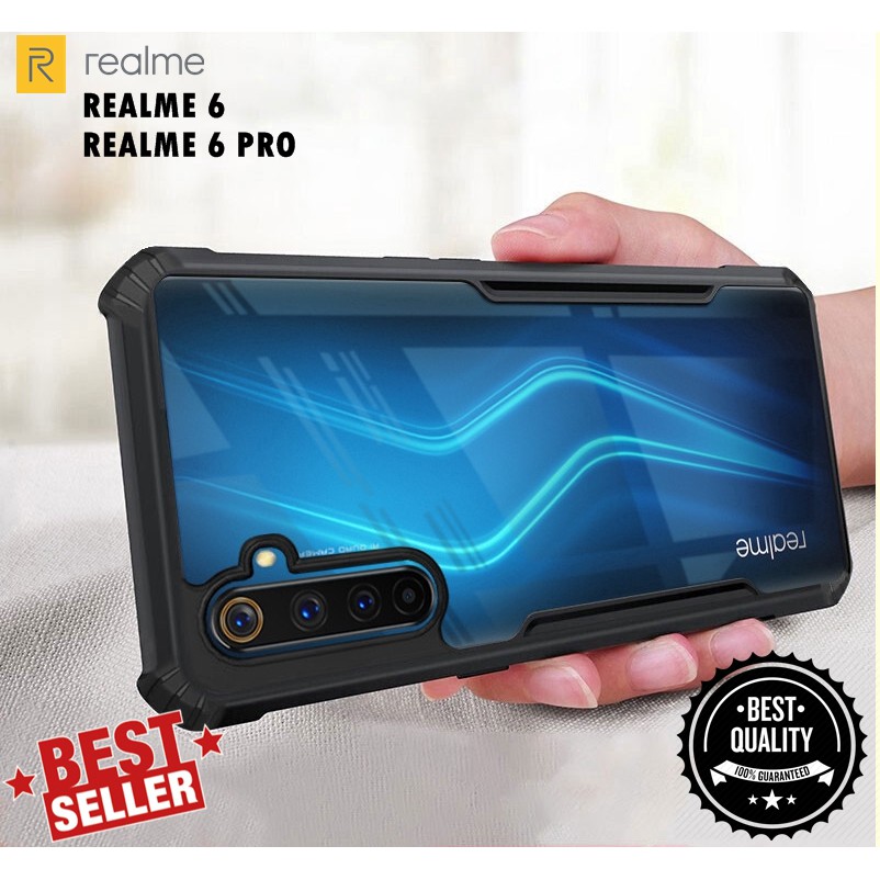 Jual Case REALME 6 6 PRO Anti Shock Beatle Series Bumper Transparan ...