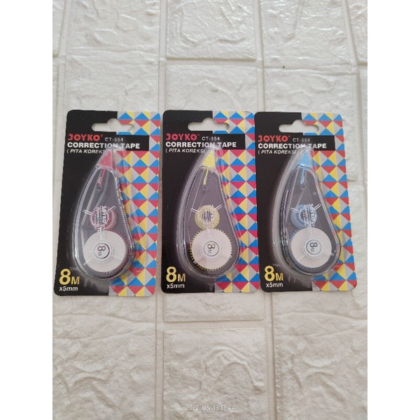 Jual 1PCS!!Correction tape joyko/tip-ex joyko/tip-ex kertas joyko/ct554 ...