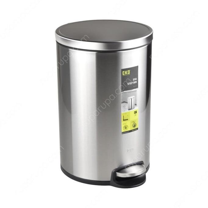 Jual NEW KRISBOW EKO 20 LTR TEMPAT TONG SAMPAH PEDAL STAINLESS SLOW CLOSE SSD3561DF | Shopee ...