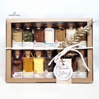 Jual REMPAH RUAH SPICES GIFT HAMPERS ( 14 bottle @30ml ) | Shopee Indonesia