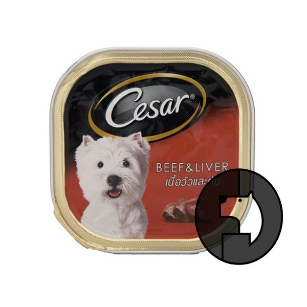 Jual cesar 100 gr dog beef and liver | Shopee Indonesia