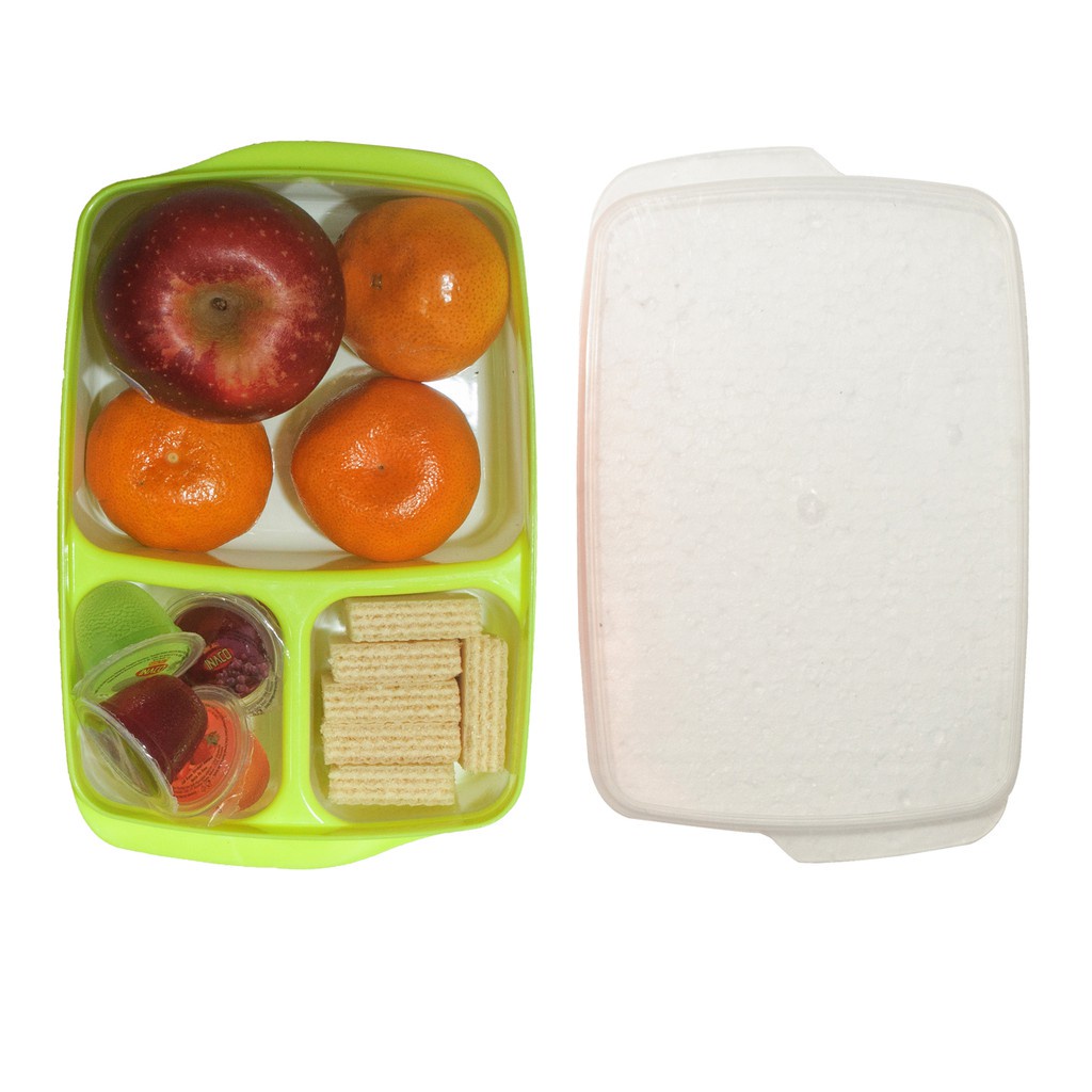 Jual Lunch box Calista Gunma Sekat 3 Tutup Polos | Shopee Indonesia