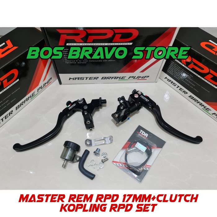 Jual Master Rem RPD RADIAL Kanan 17mm / Kiri Kopling Rem Trombol Full Set | Shopee Indonesia