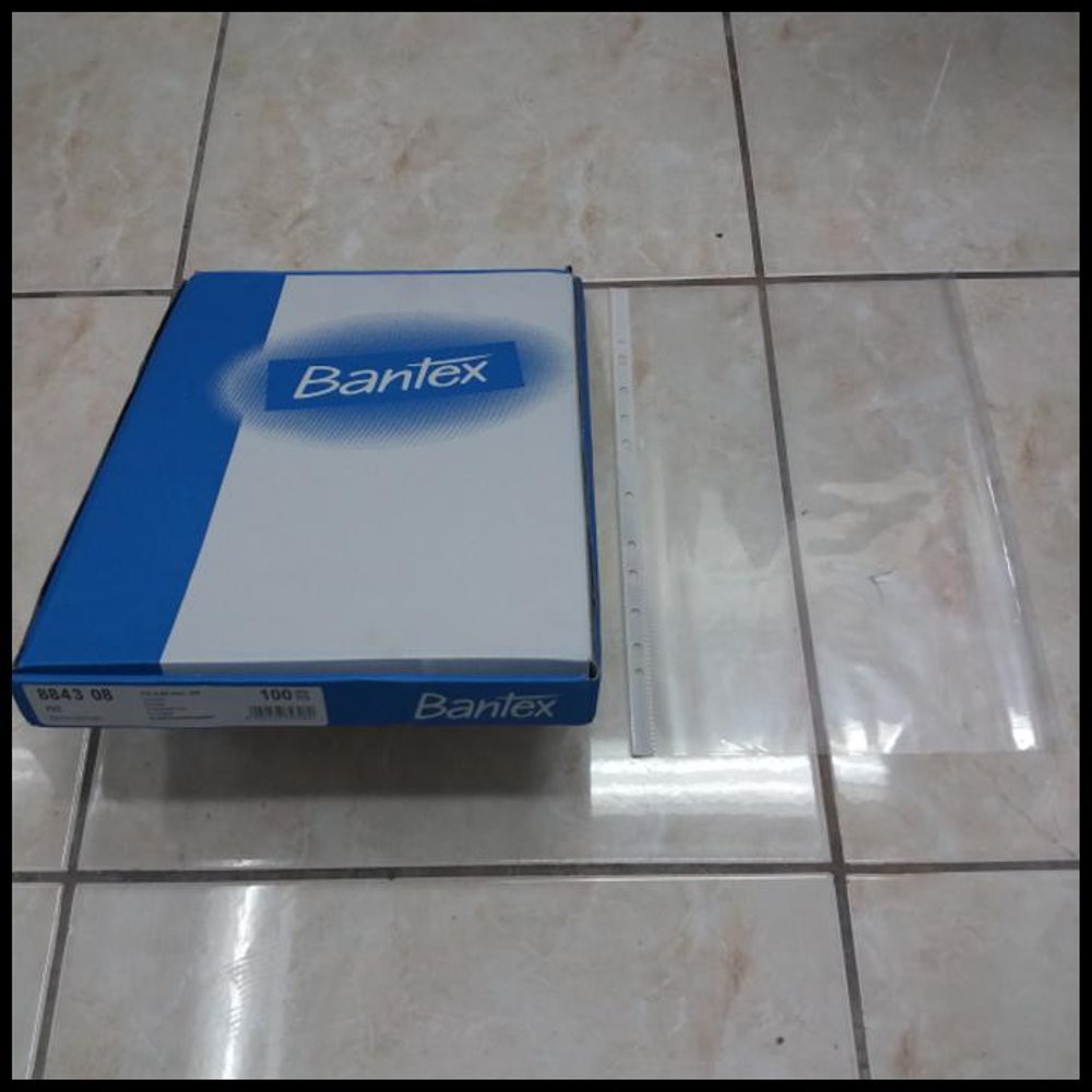 Jual plastik pp pocket f4 isi 100 lembar merk bantex 8843 | Shopee ...