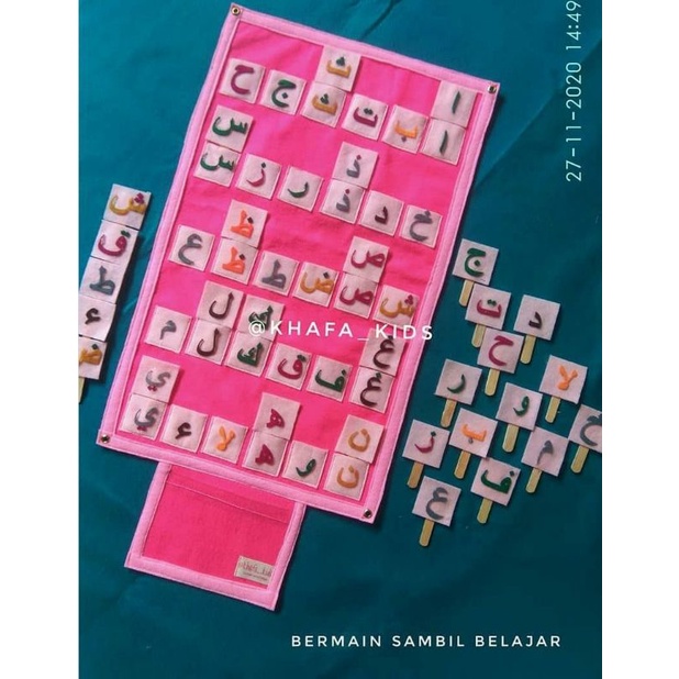 Jual POSTER FLANEL MENCOCOKAN HIJAIYAH | MATCHING HIJAIYAH | BUSYBOOK ...