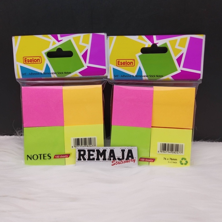 Jual Stick Note / Post It Eselon 4 warna 76*76mm | Shopee Indonesia