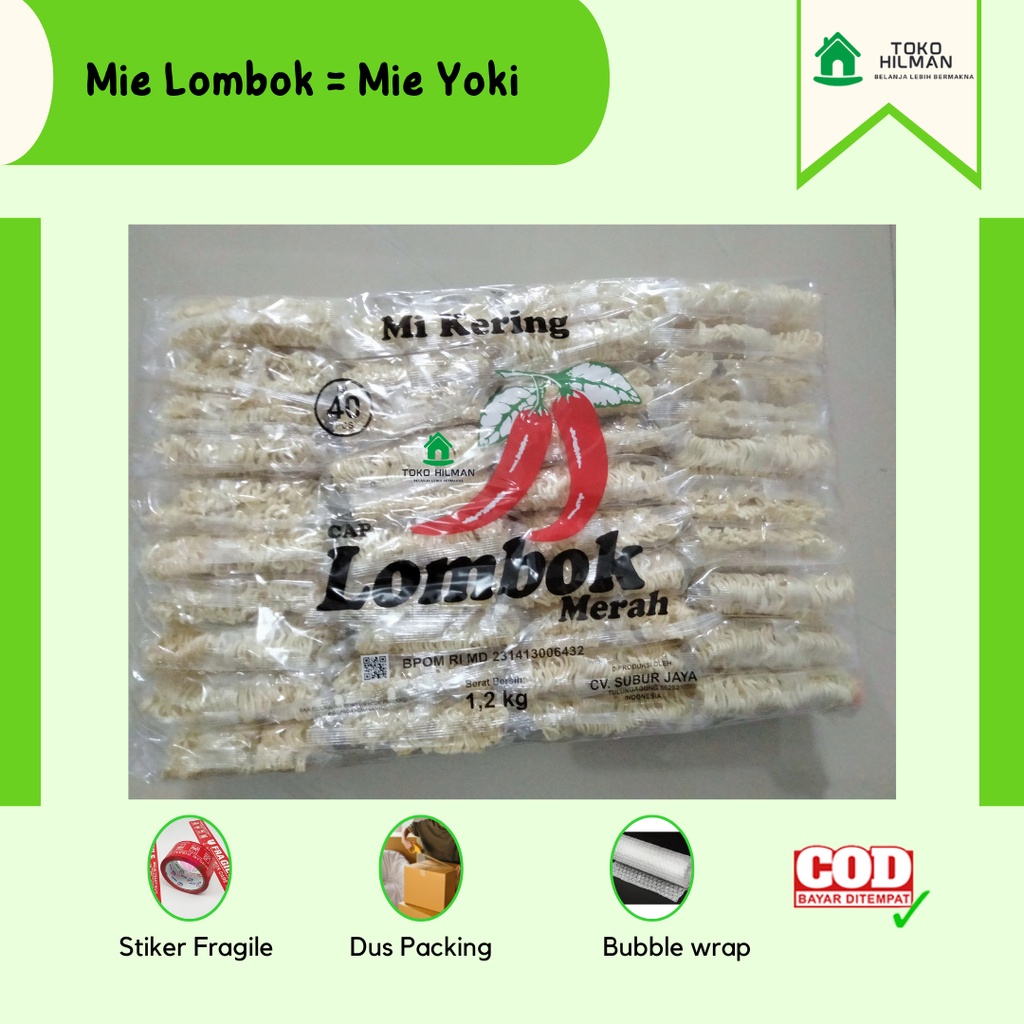Jual Mie Kering Cap Lombok seperti Mie Yoki | Shopee Indonesia