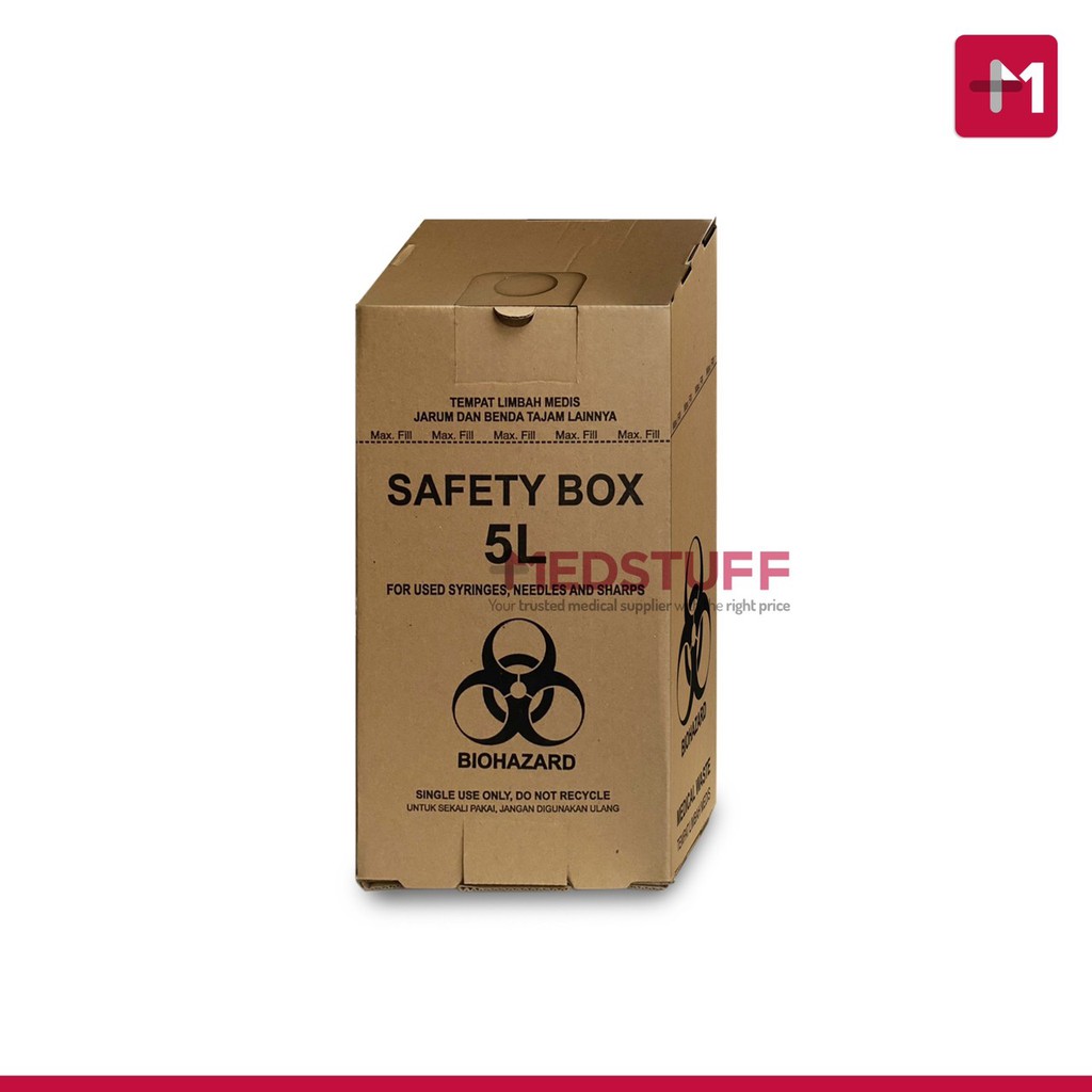 Jual Safety Box 5L Tempat Sampah Tajam Medis | Shopee Indonesia