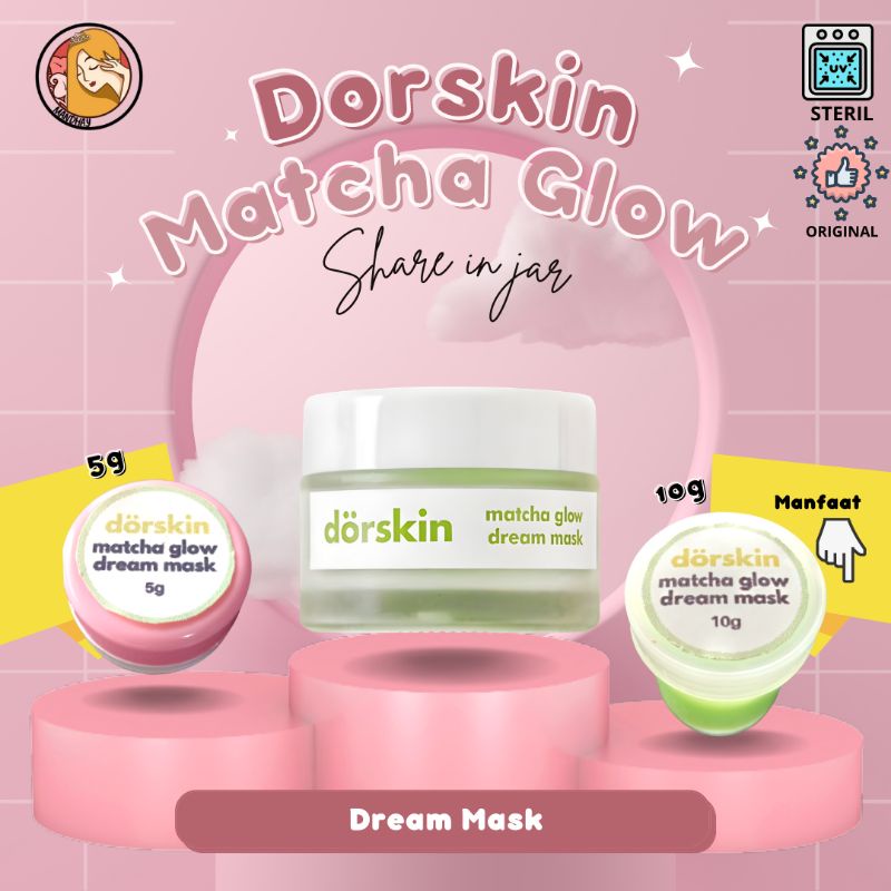 Jual Dorskin Matcha Glow Dream Mask | Shopee Indonesia