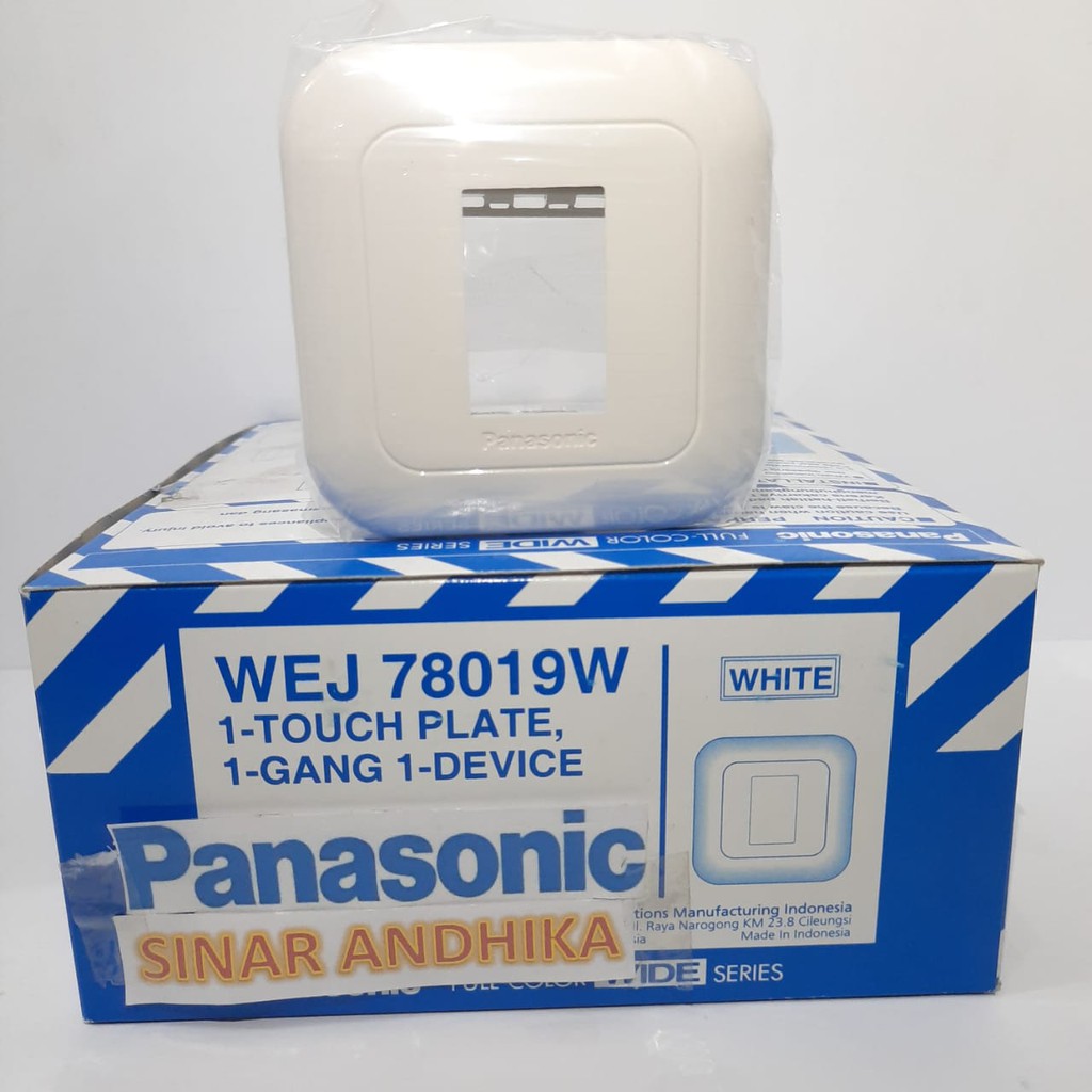 Jual FRAME SAKLAR 1 GANG 1 DEVICE PUTIH PANASONIC WEJ 78019 | Shopee ...