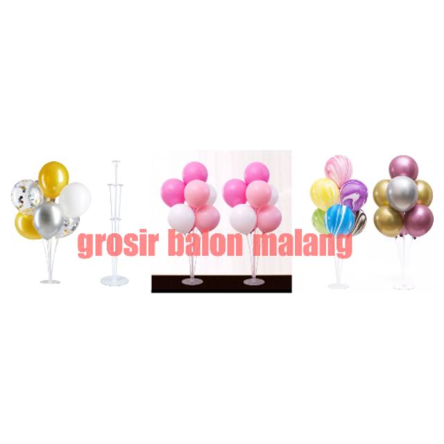 Jual Stand Balon Meja Standing 7in1 /Display Balon Centerpiece/Balloon ...