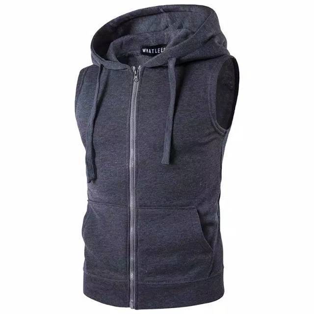 Jual Rompi vest hoodie zipper pria dan wanita | Shopee Indonesia
