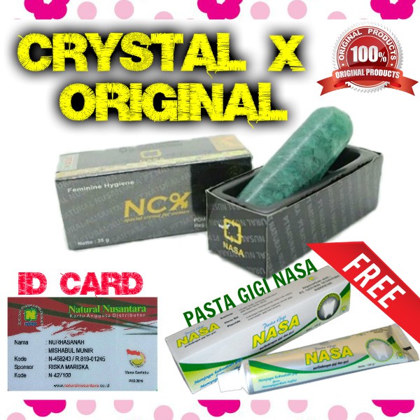 Jual ODOL NASA , PASTA GIGI NASA Solusi Masalah Gigi + CRYSTAL X NASA ...