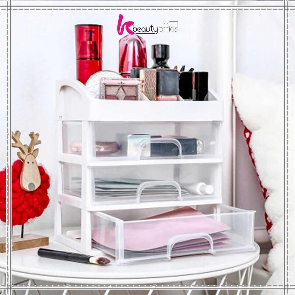Jual KB-K39 Rak Kosmetik 3 Laci / Rak Make Up Susun / Tempat Kosmetik ...
