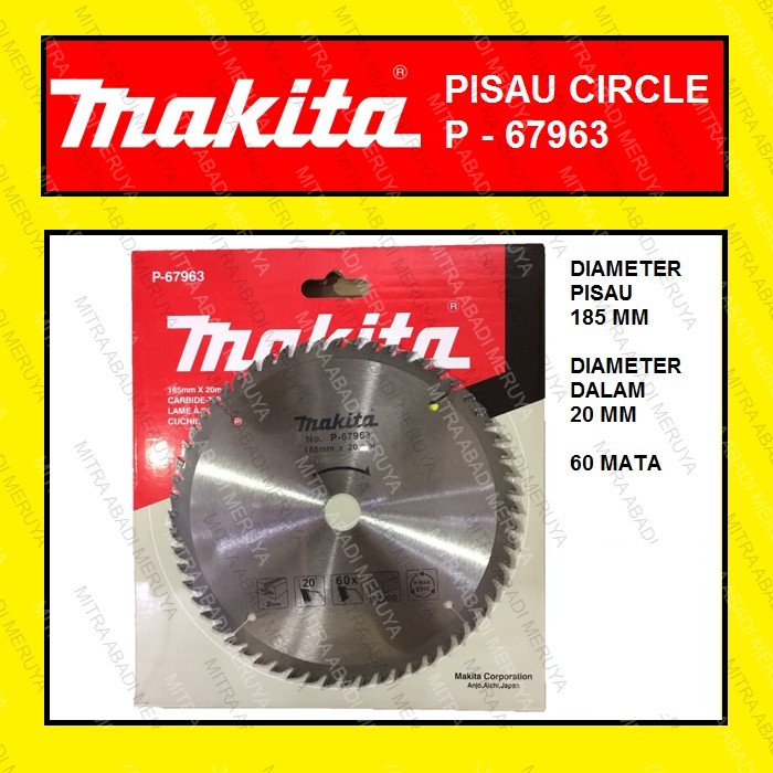 Jual MAKITA P 67963 Mata Pisau TCT Circular Saw Blade Pisau Cirle 60 ...
