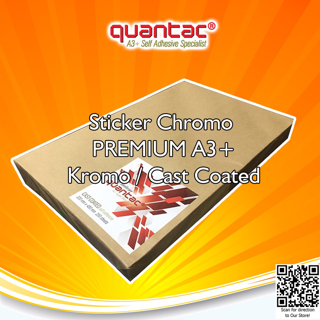 Jual Quantac Stiker Chromo PREMIUM A3+ Sticker Kertas Kromo Glossy ...