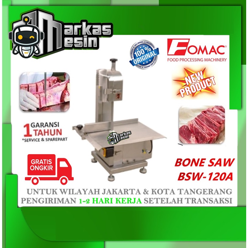 Jual Mesin Pemotong Daging Beku / BONE SAW MACHINE FOMAC BSW-120A | Shopee Indonesia