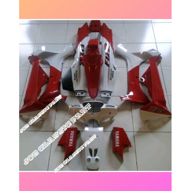 Jual COVER FULL SET BODY HALUS FIZ R F1ZR MALBORO WARNA MERAH PUTIH ...