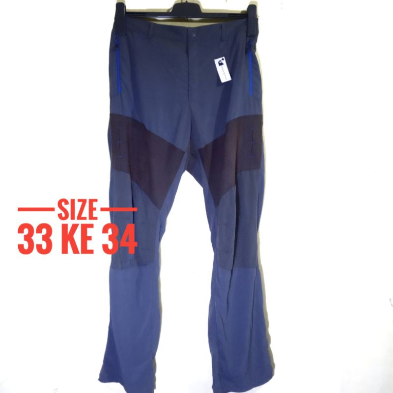 Jual Size 33-34 Celana Outdoor Celana Gunung Second Murah banget | Shopee Indonesia