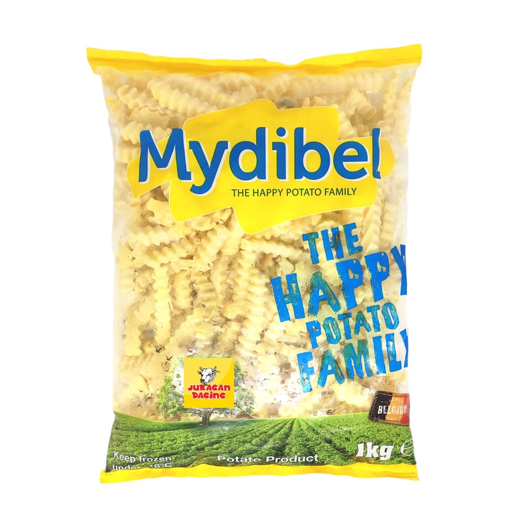 Jual Mydibel Kentang Crinkle Cut 1kg | Shopee Indonesia