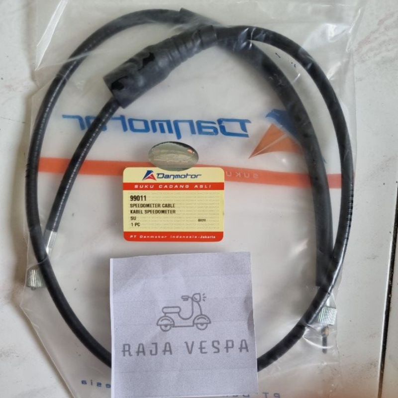 Jual Speedometer Cable Kabel Speedometer Danmotor Vespa Super | Shopee ...