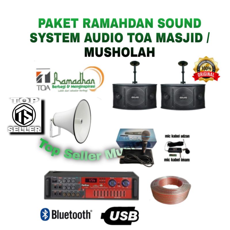 Jual PAKET SOUND SYSTEM TOA MASJID / MUSHOLAH KOMPLIT ( BEST V ...